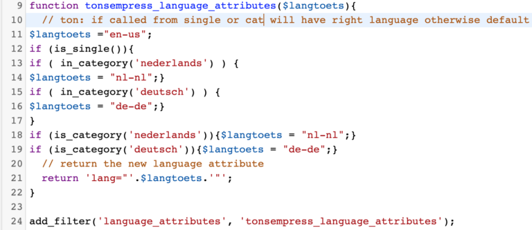 Adding Better Language Support II – Interdependent Thoughts