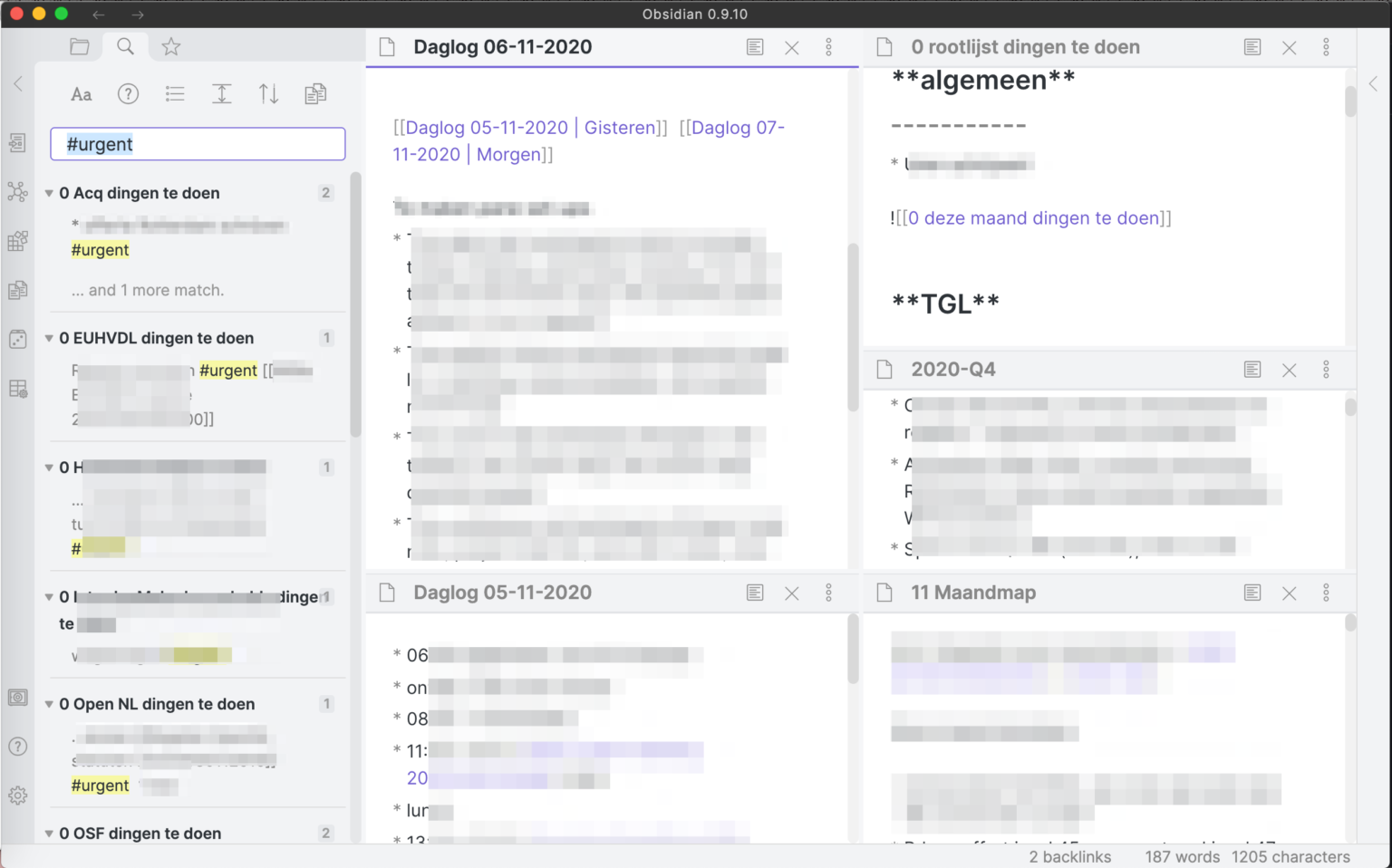 100 Days in Obsidian Pt 5: Flow and Workspaces – Interdependent Thoughts